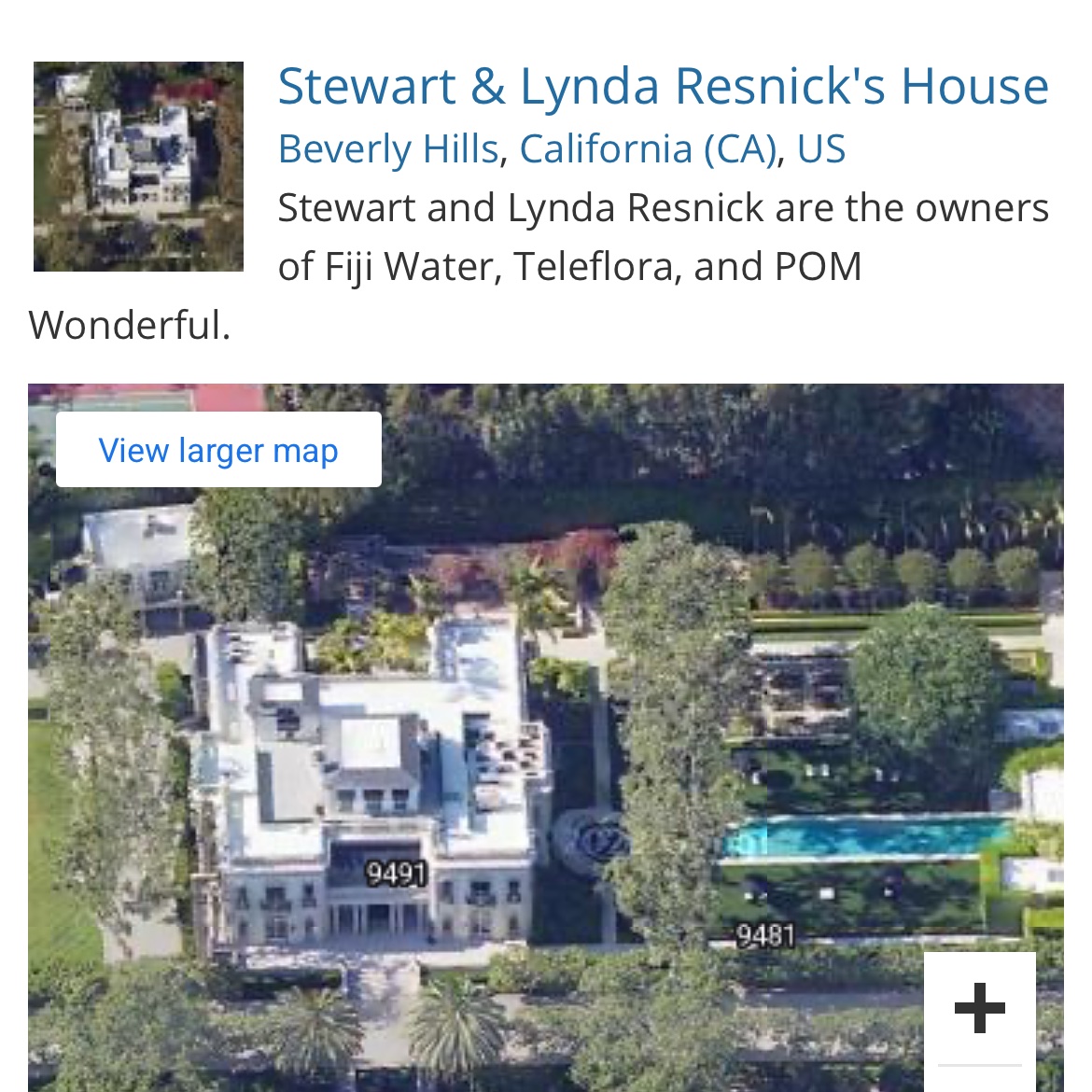 Lynda Resnick Beverly Hills House Lynda Resnick On The Power Of