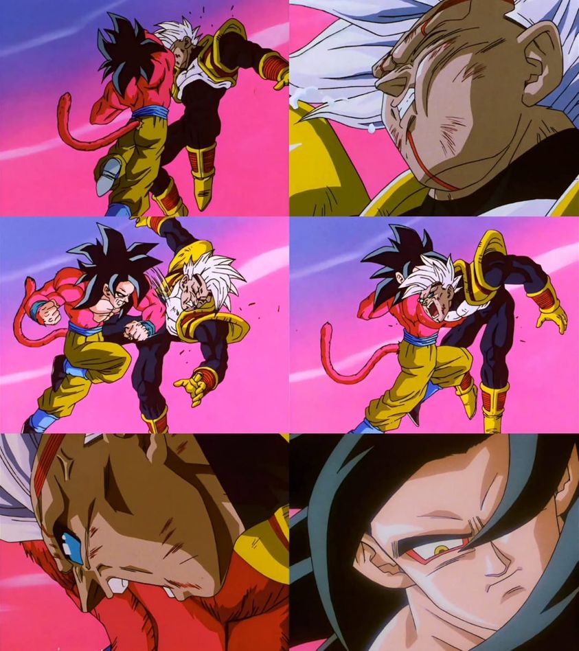 Super Saiyan 4 Baby Vegeta GOKU SSJ 4 VS BABY VEGETA DBGT