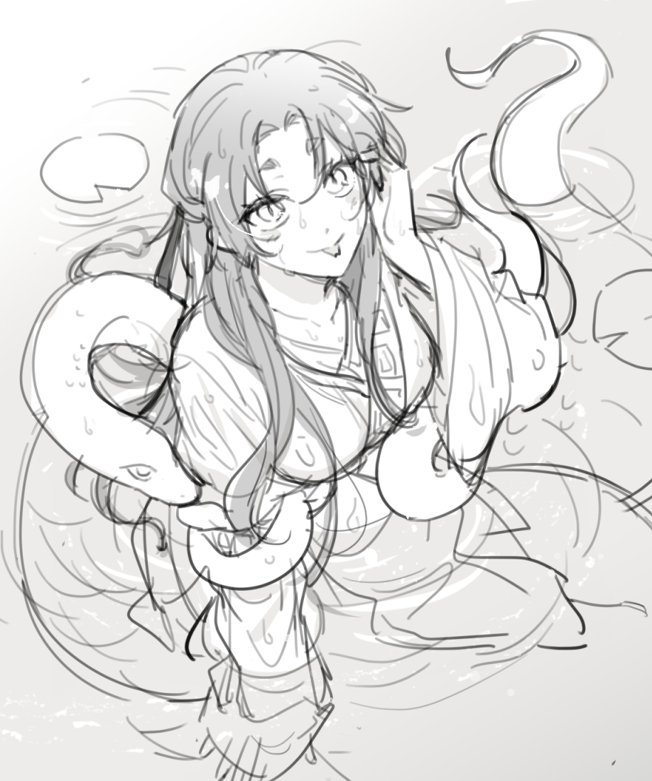 「髪ぶわってなる表現似合うかもと思ってrkgk 」TTKの漫画