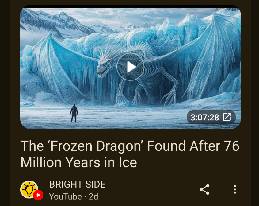 Real Dragon Found In Ice Game Of Thrones" Post Finale: A Little More