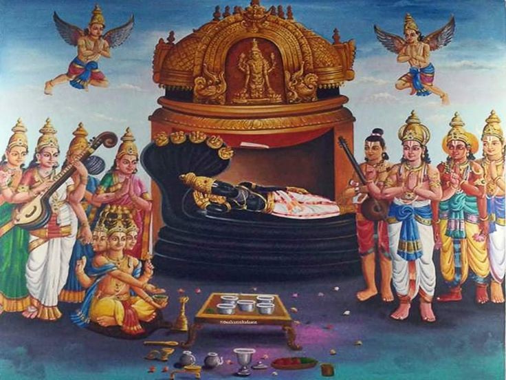 Story of Srirangam Temple & how Ranganathar came from Ayodhya Vaikunta ...