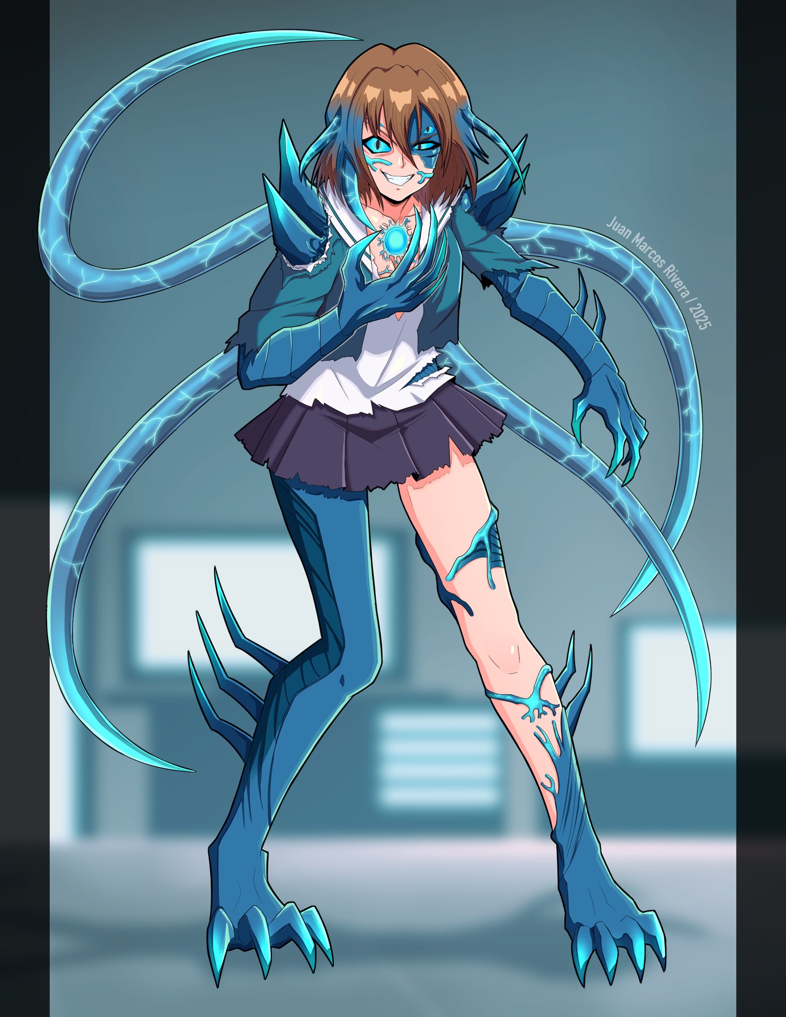 Spider Female Monster Transformation Sauron (Marvel Comics)