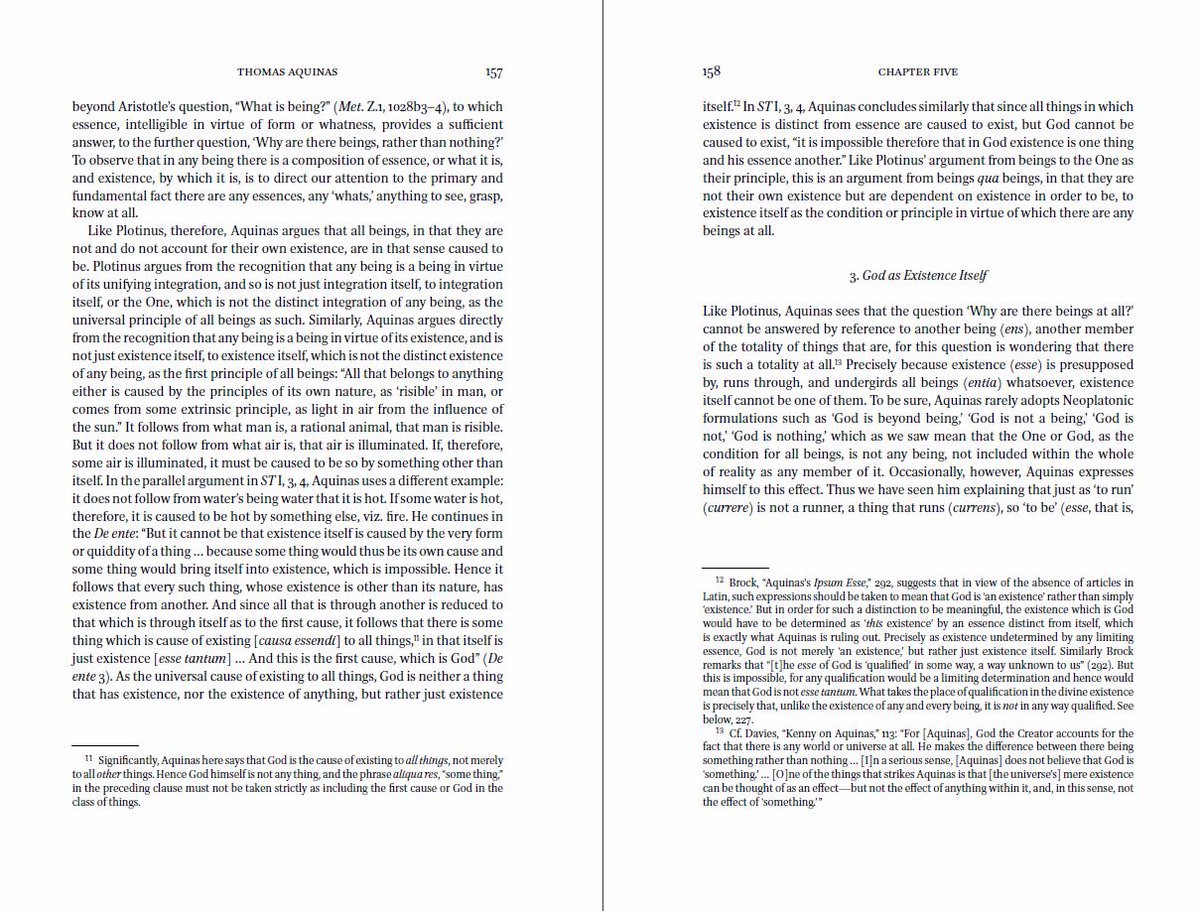 So, in his book "Thinking Being" Eric Perl persuasively argues that ...