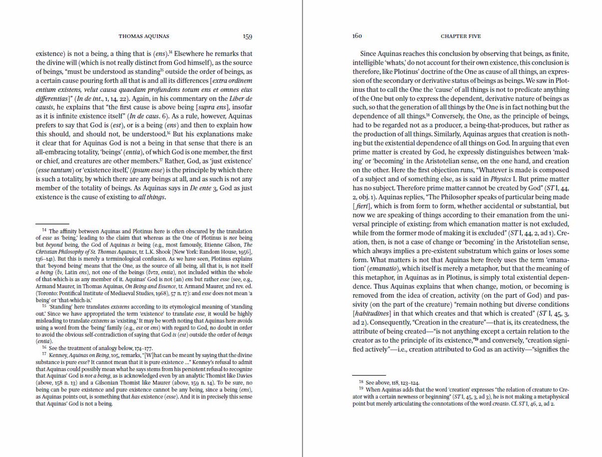 So, in his book "Thinking Being" Eric Perl persuasively argues that ...