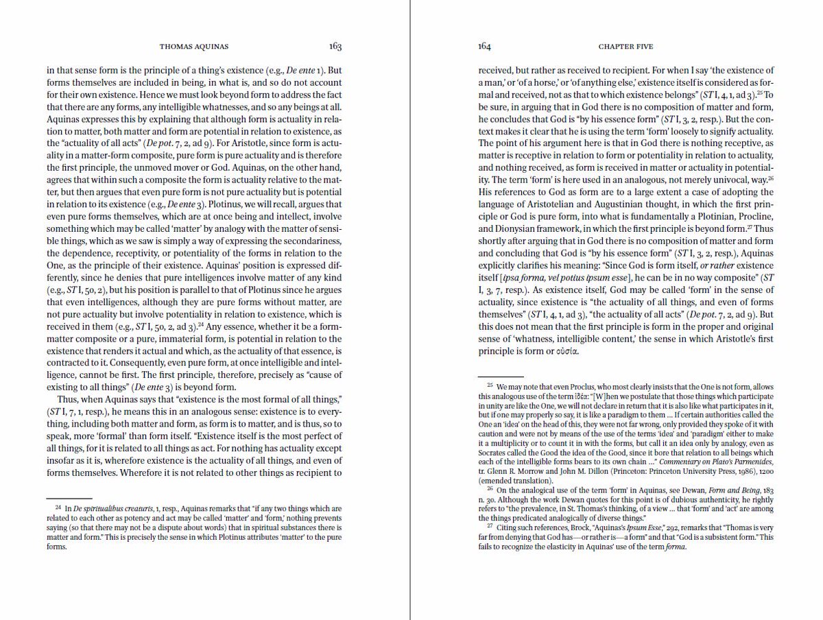 So, in his book "Thinking Being" Eric Perl persuasively argues that ...