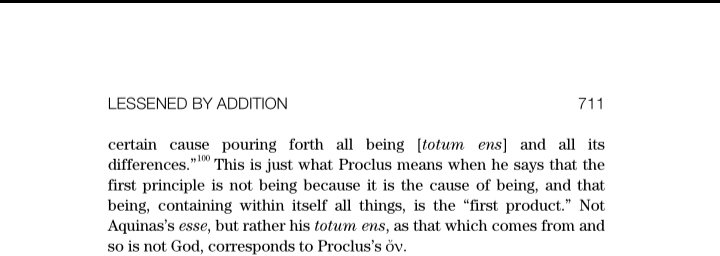 So, in his book "Thinking Being" Eric Perl persuasively argues that ...