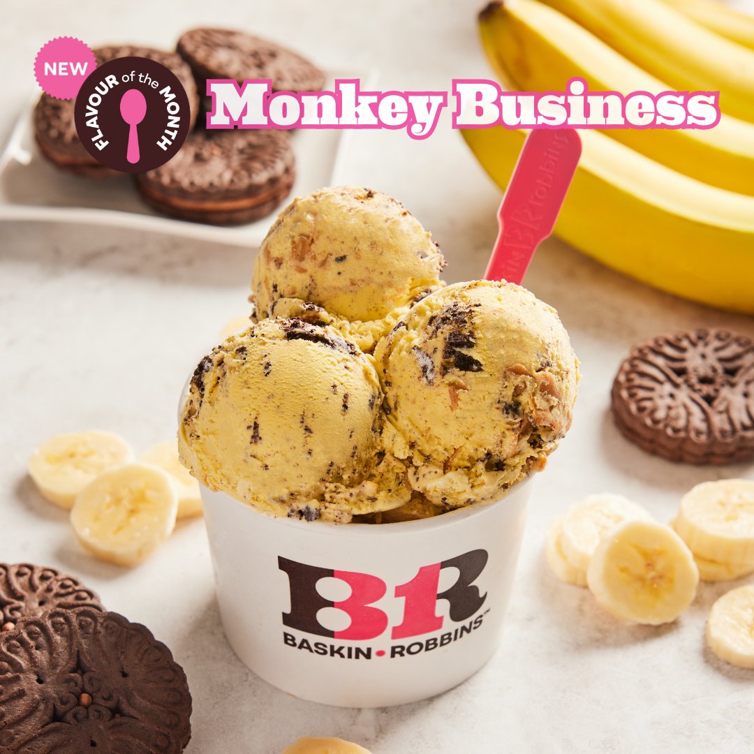 Ice Cream Baskin Robbins Chocolate KitKat Mint Ice Cream