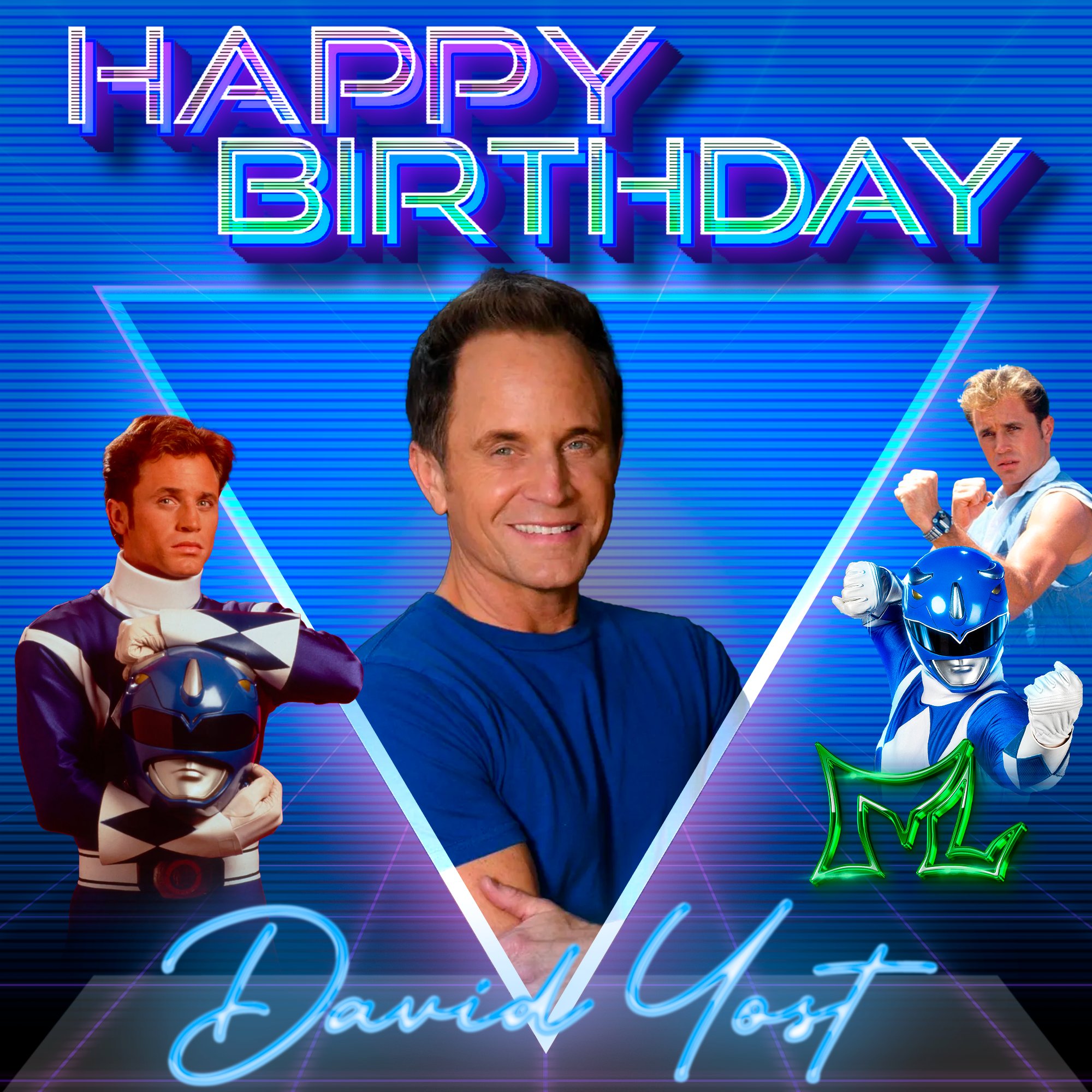 David Yost Billy David Yost Signed Photo As The Blue Ranger From