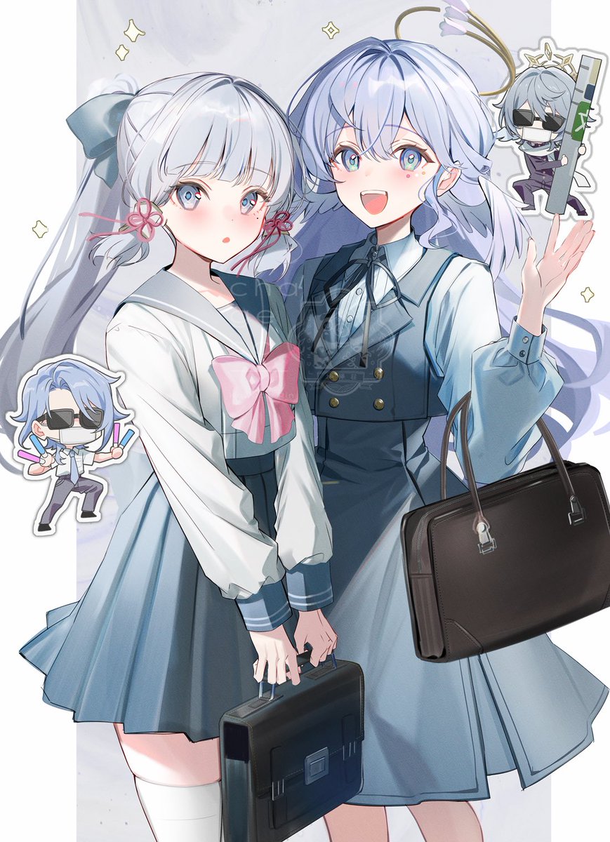 2024年自分が選ぶ今年の4枚創作とホヨバ! 」|河地りん@次GWﾃｨｱ_G-55bのイラスト