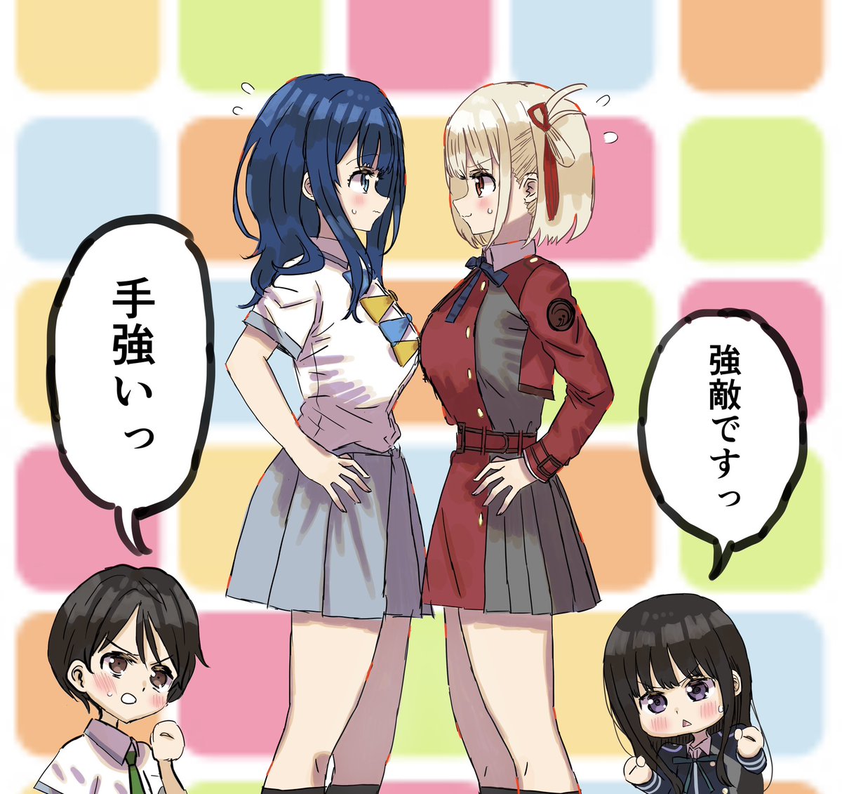 「ぬくぬくあだしま🌸🌕 #安達としまむら 」卯屋 悠 c106（土）東G13bの漫画