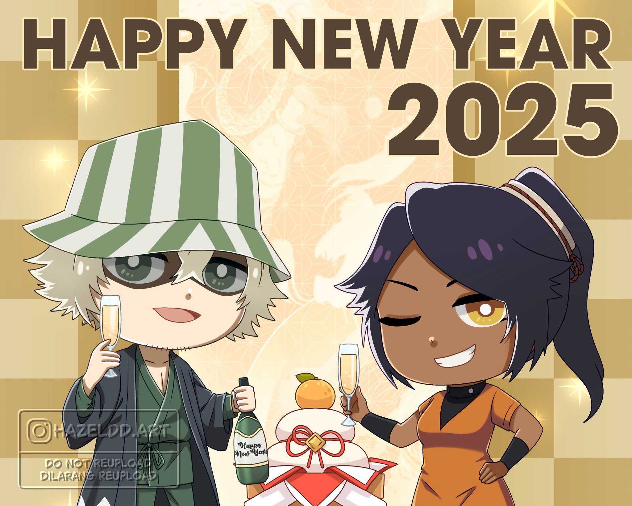 Urahara And Yoruichi Chibi