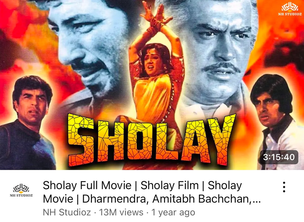 Sholay 1975