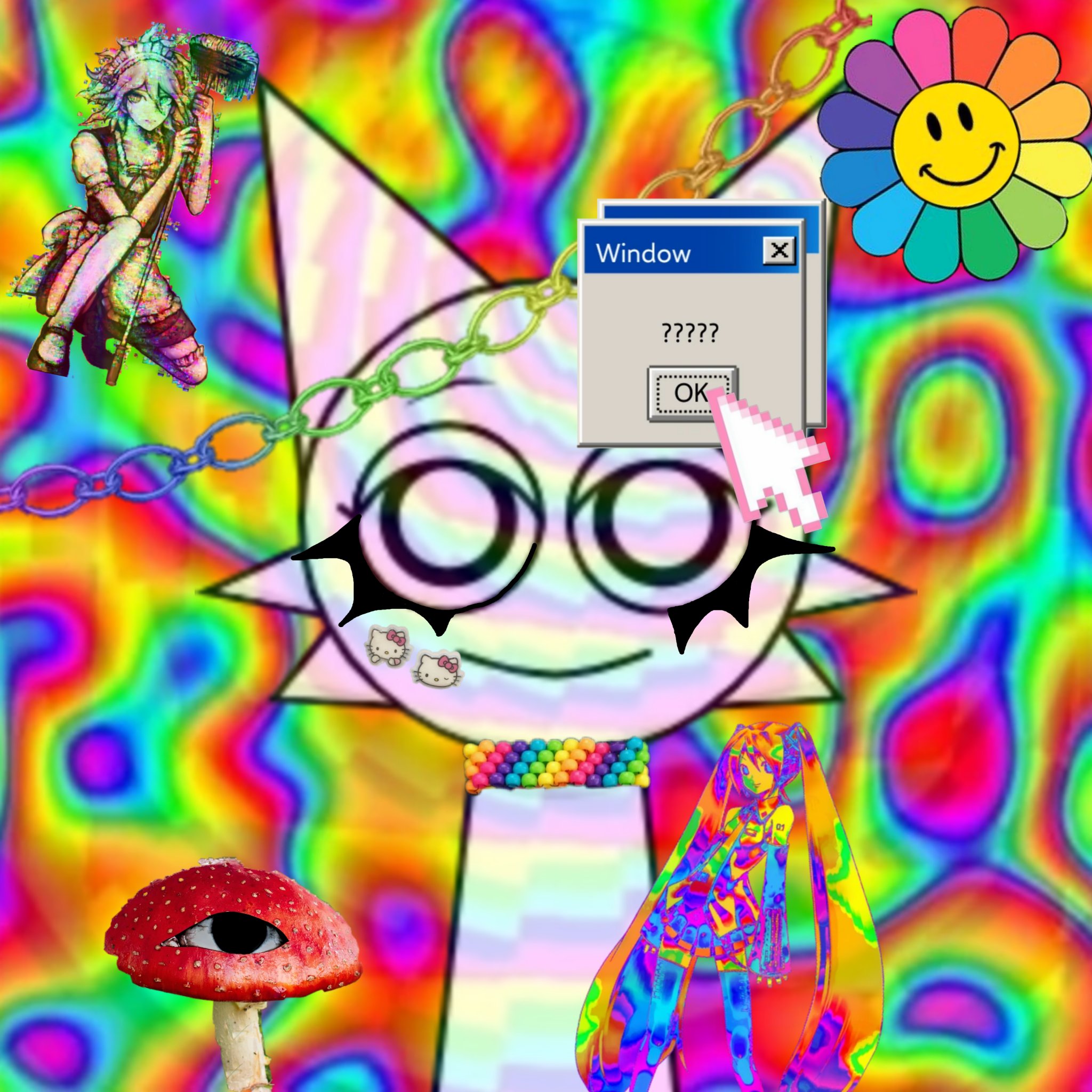 Glitchcore Weirdcore Pfp