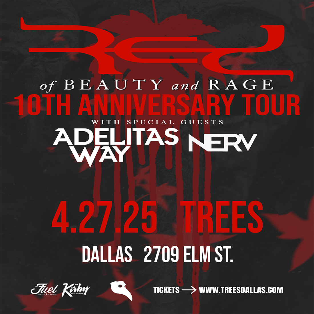 Red The Christian Band Logo 2024 Band Christmas Concert | Metro