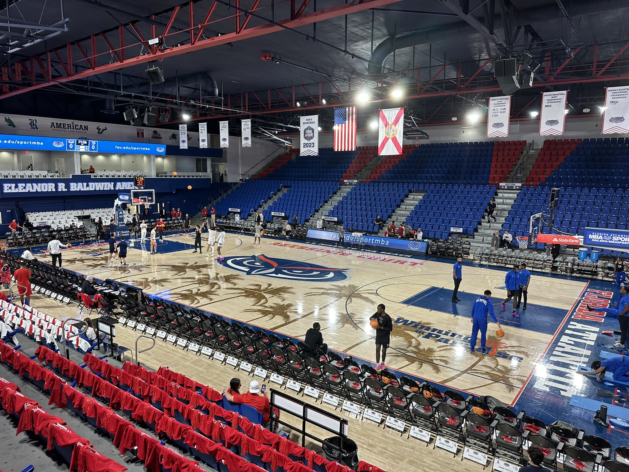 Fau Basketball Arena Florida Atlantic Crushes Liberty, 83 58