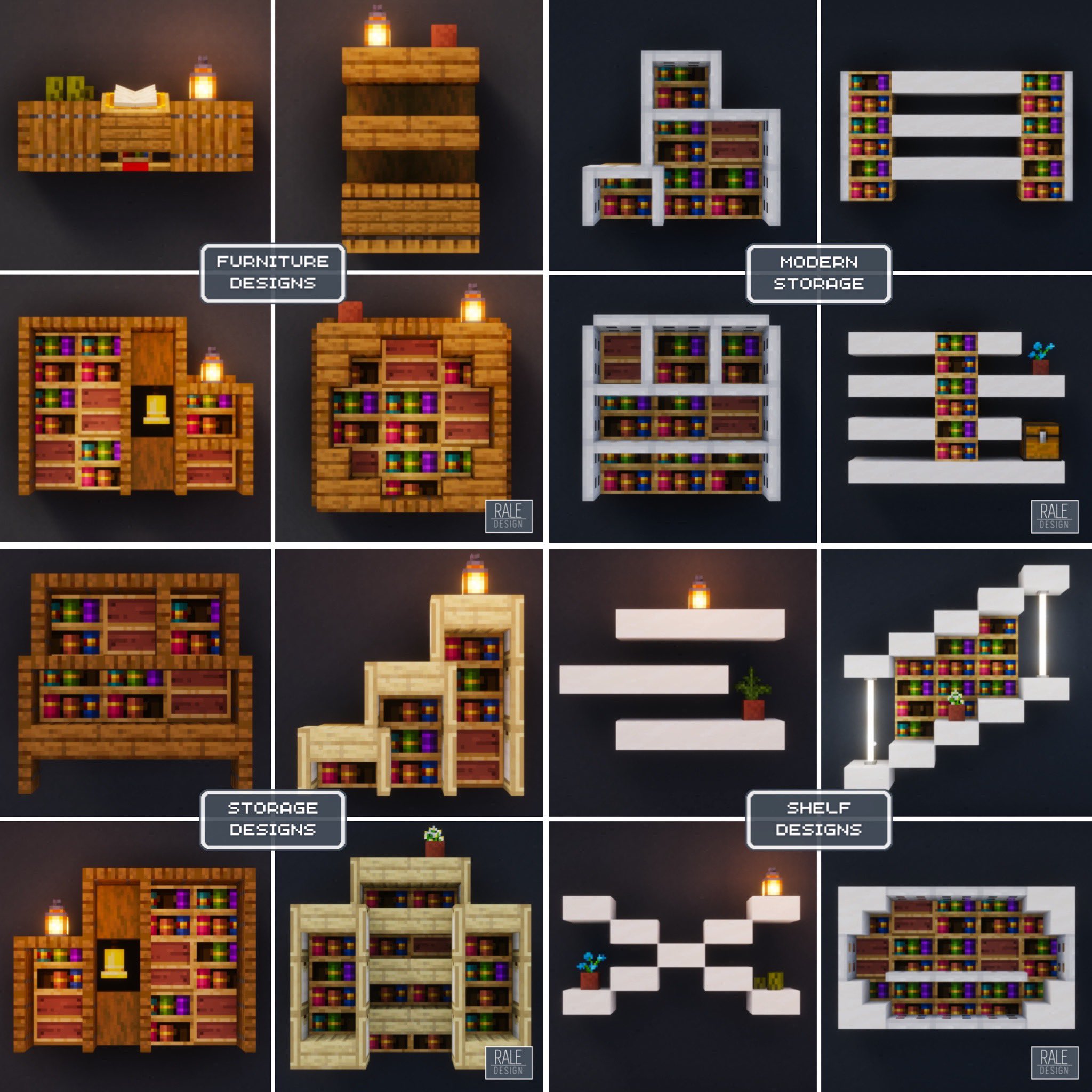 Minecraft Furniture Design Creative Bedroom Decor Ideas For Minecraft: