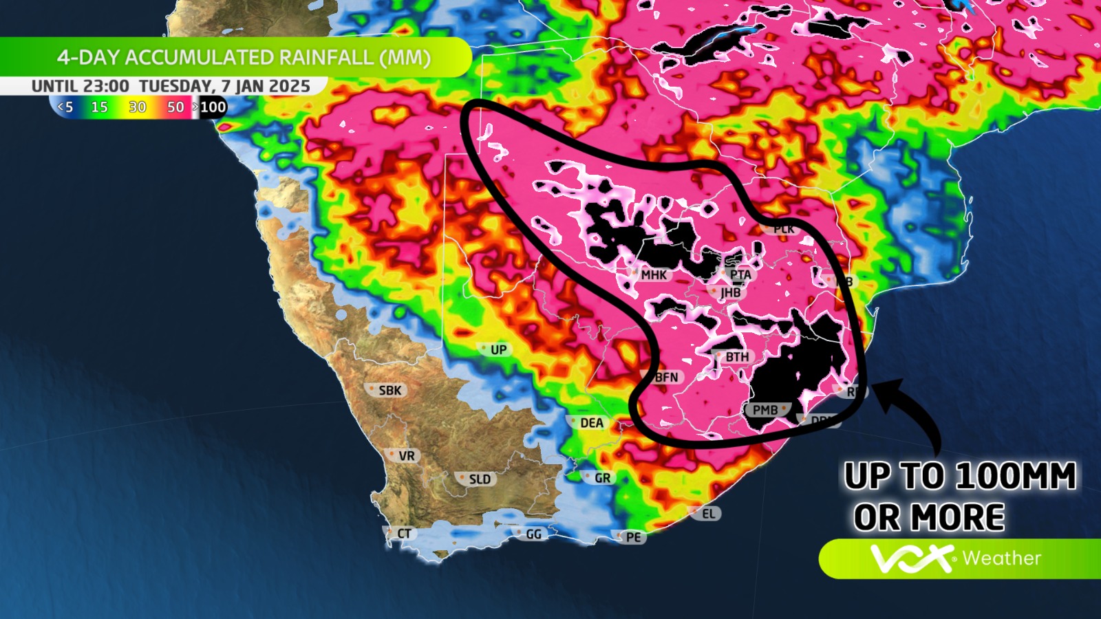 Weather Map Of South Africa La Niña Is Coming, – An Atmospheric