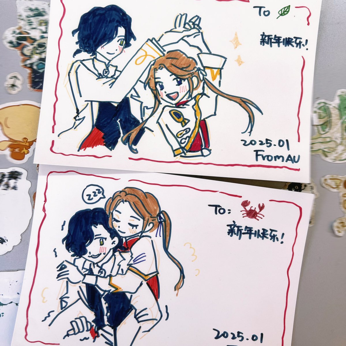 「baby edelbert for friendz ️🖤 」ゆうの漫画