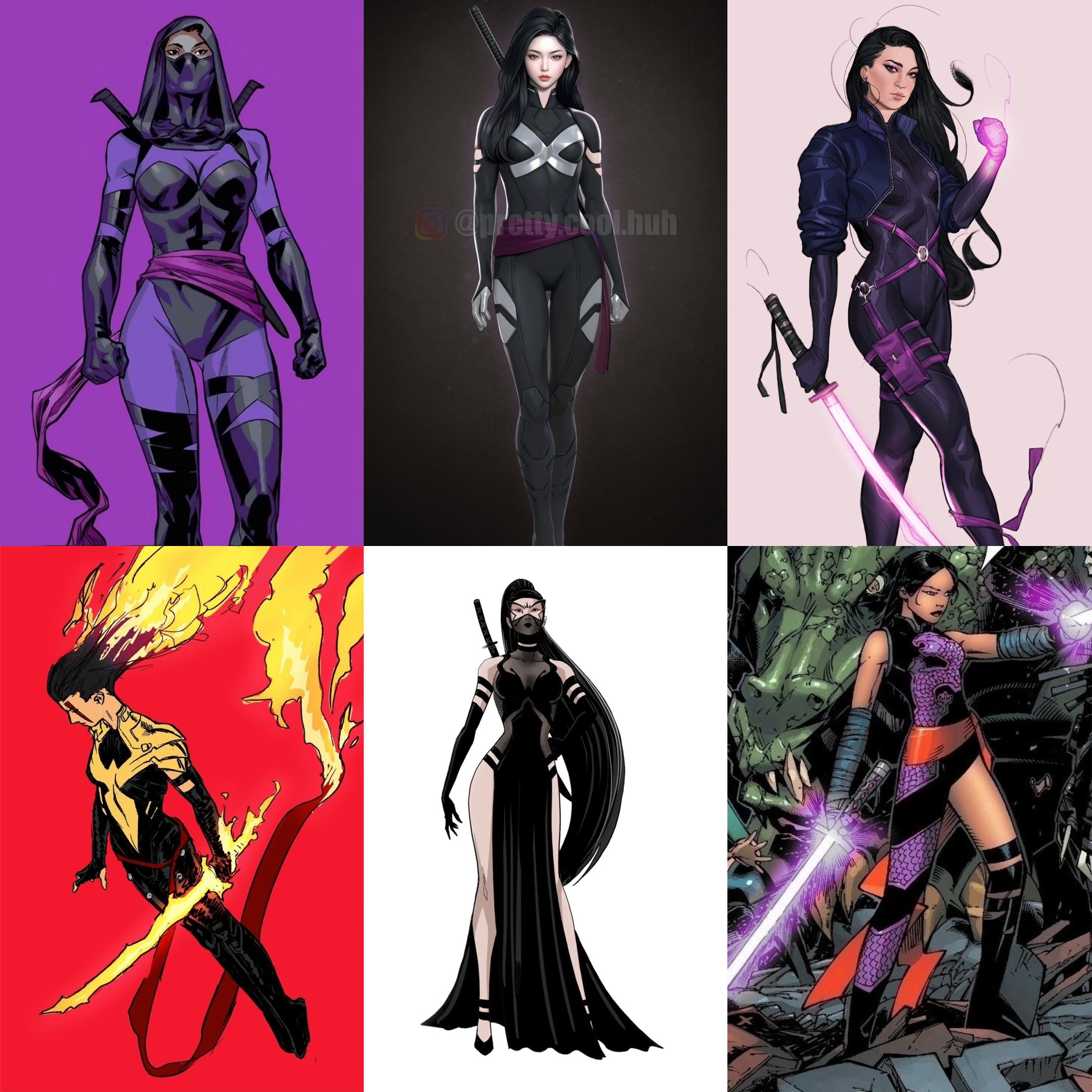 Marvel Psylocke Costume