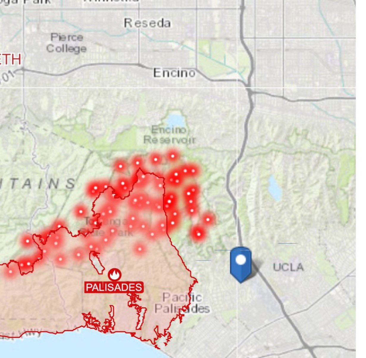 Mapa De Encino, California Jewish Areas United By New L.A. Map