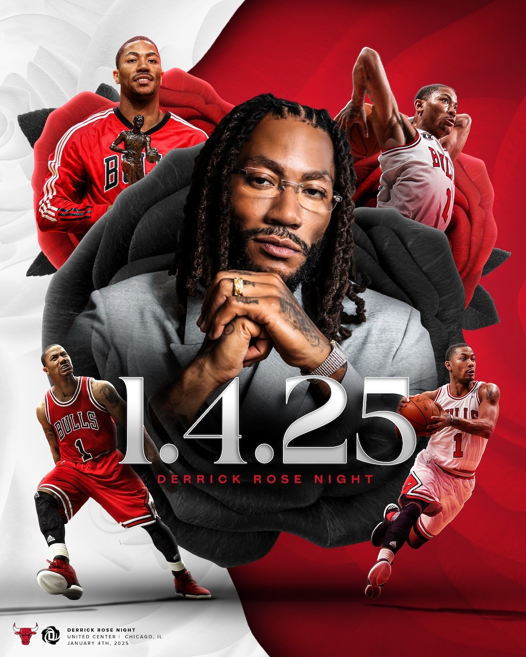 Derrick Rose Il Poster Del Ritorno Derrick Rose Poster Etsy