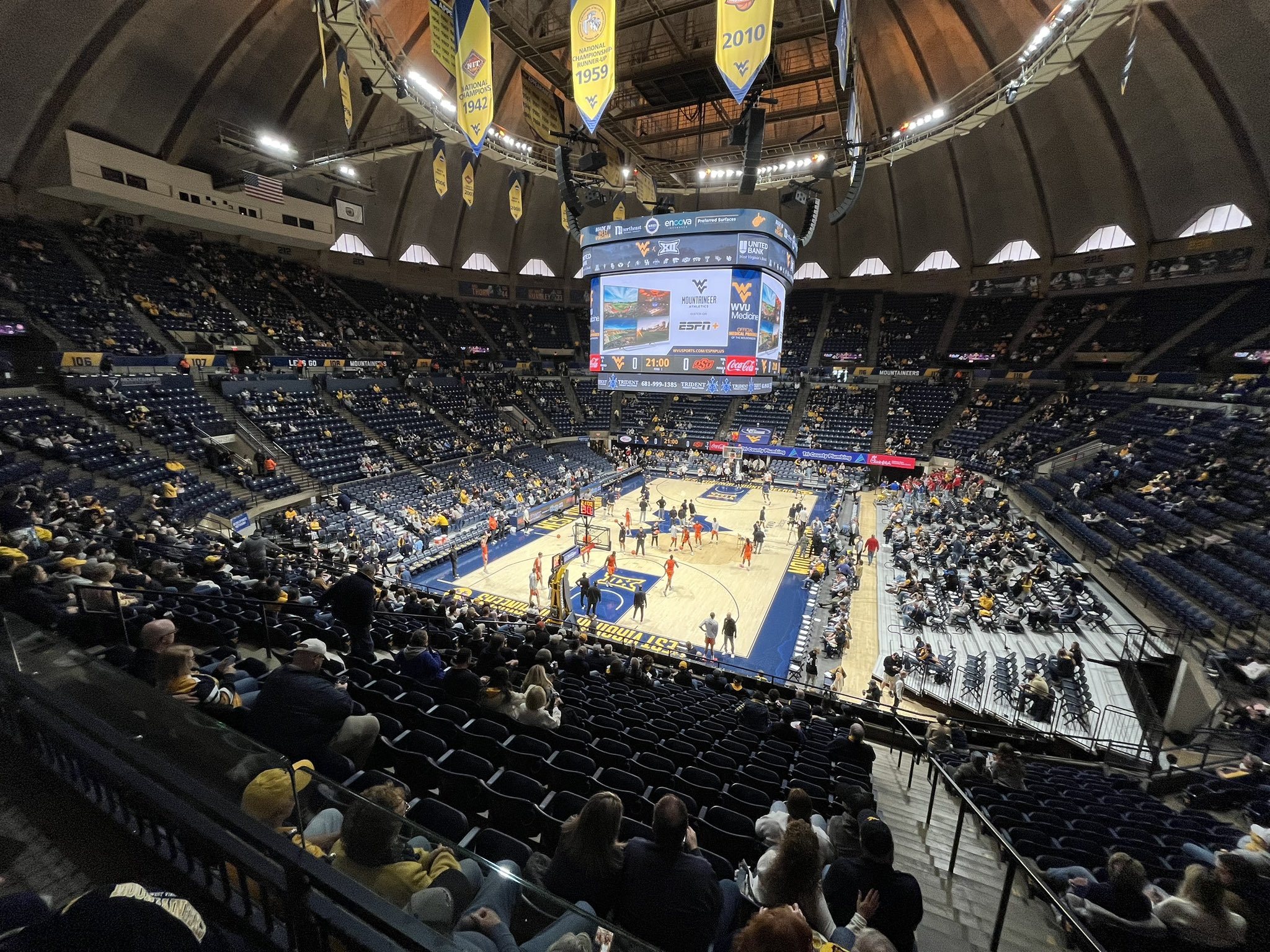 West Virginia Coliseum Seating Chart West Virginia Sports Now On X: