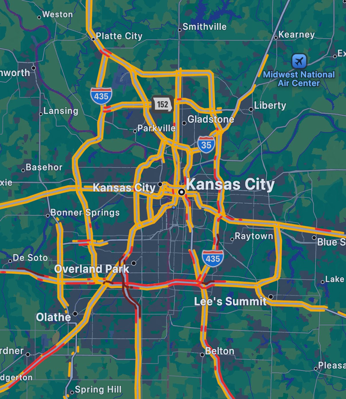 Kansas City Mo Road Map 1926 Vintage Kansas City Map Feautring The