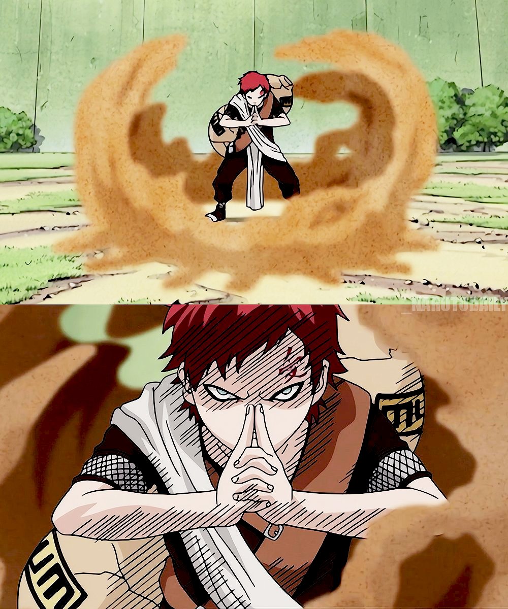 Gaara Sand Coffin Gif