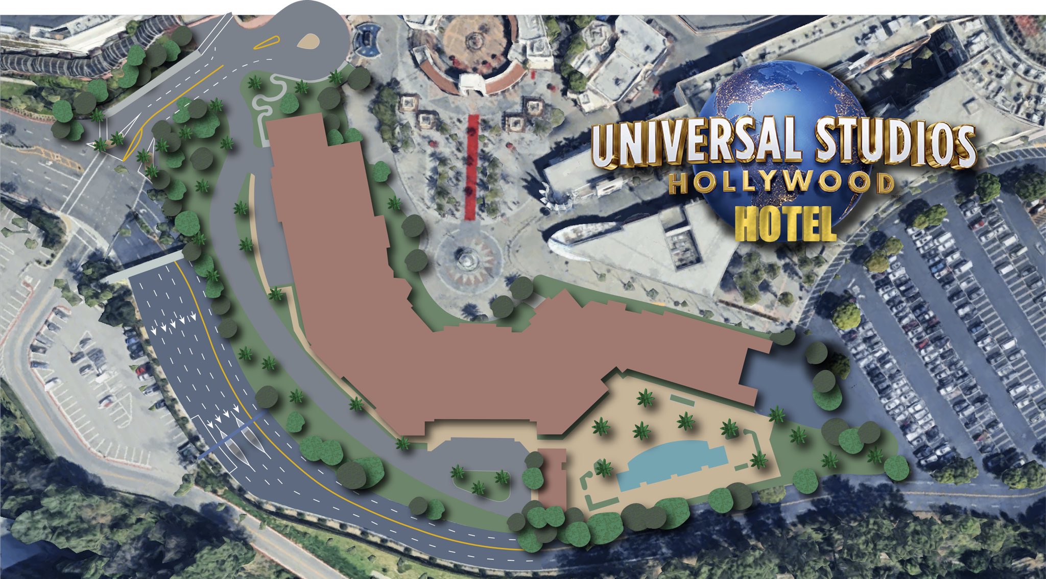 Hotel Universal Studios Hollywood Map Guide To Wizarding World Of