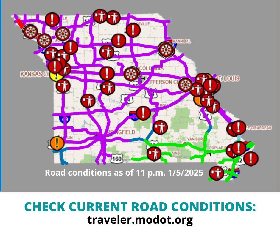 Winter Road Conditions Missouri