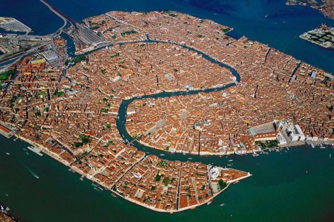 Venice does not float. It was built on a forest of 10 million tree ...