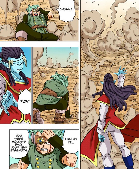 Gas Blows Granolah Back With Granola.. | Dragon Ball Manga Panels さんの ...