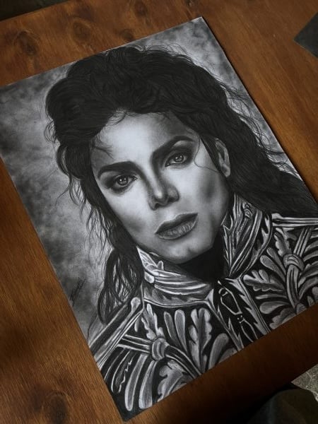 Fan Emiliano Huerta Sandoval made this regal portrait of Michael ...