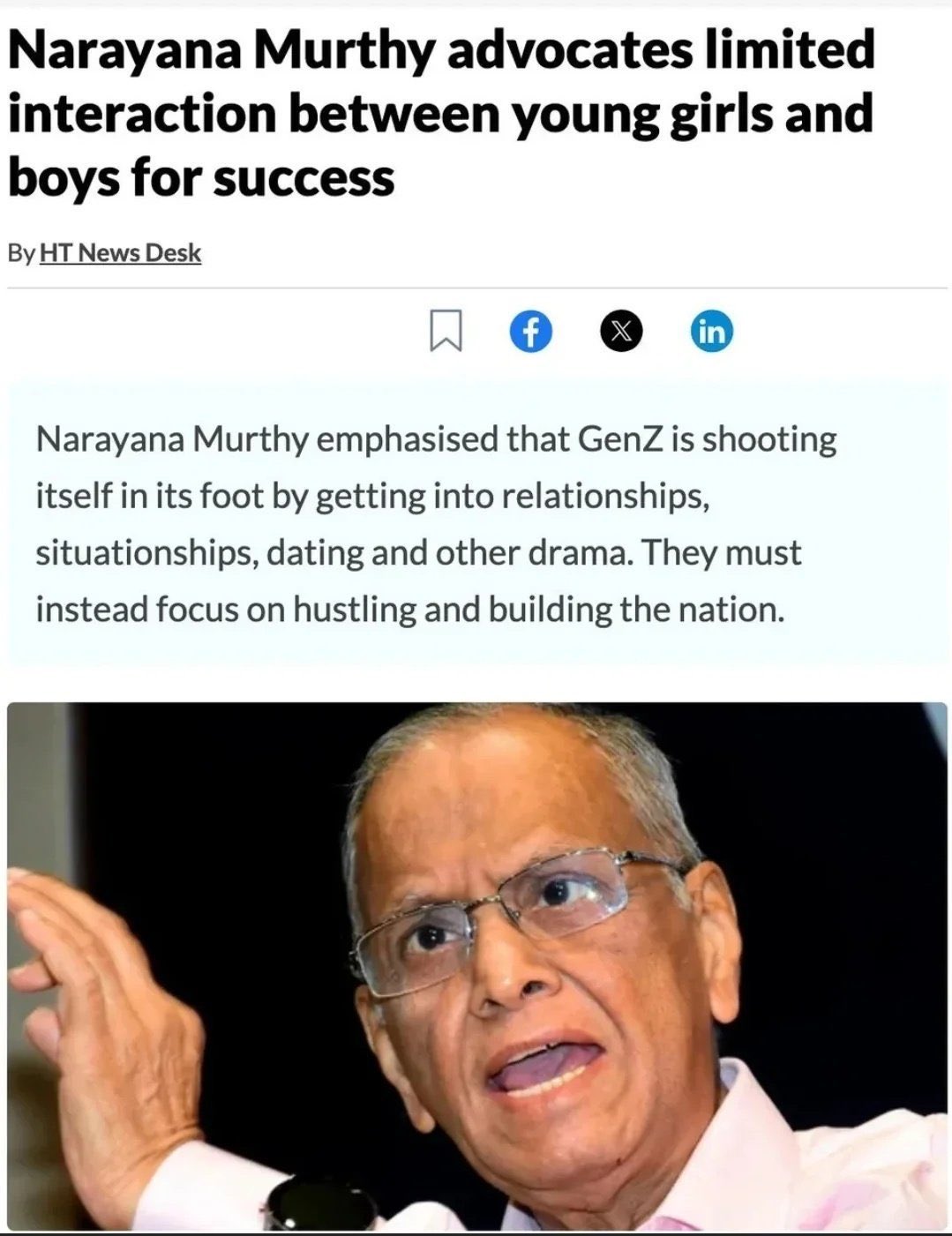 Nrn Murthy Quotes