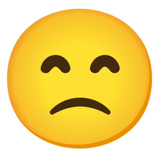 Oh No Smiley Face Emoticon, No, Oh, Scared, Surprised, Terrified Icon