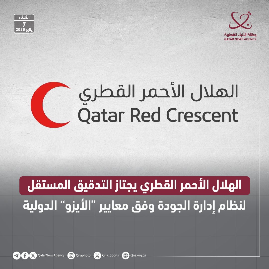 Qatar Red Crescent Logo Kuwait Red Crescent Society And Qatar Red