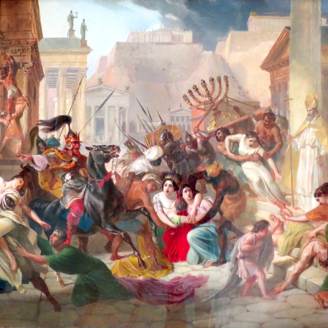 In 410 AD, the Goths sacked Rome History remembers them as barbarians ...