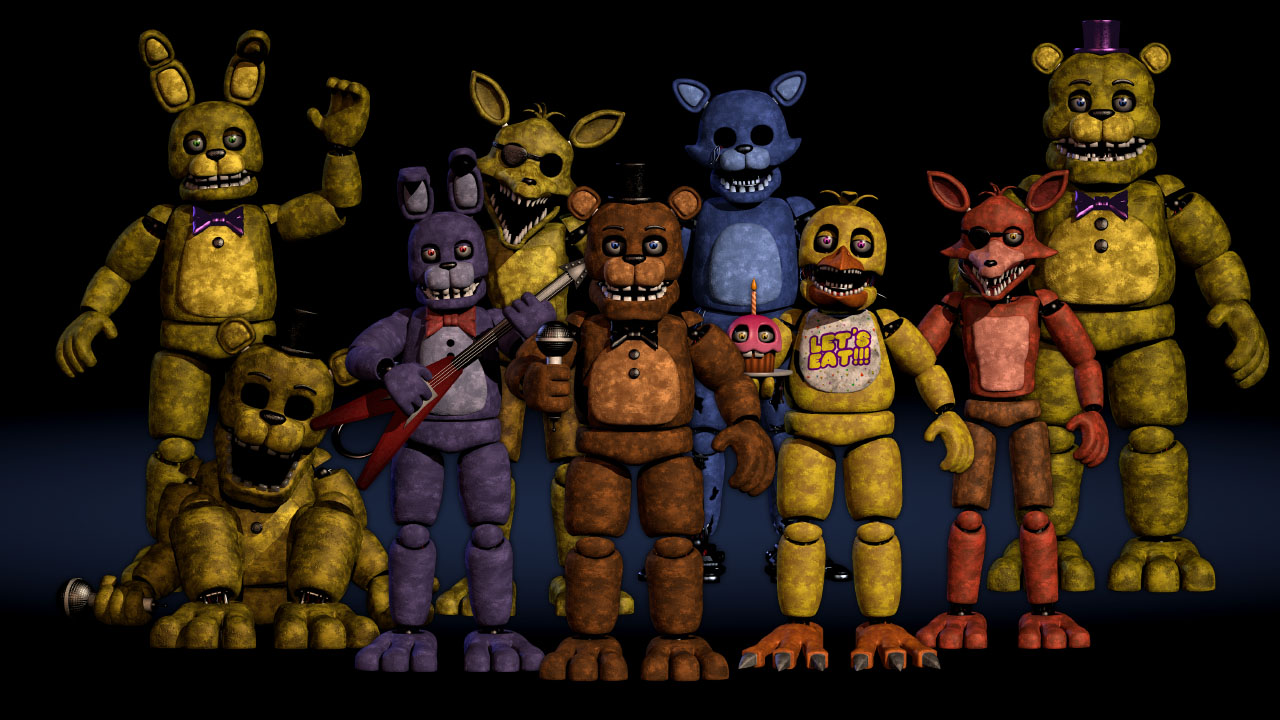 Sfm Fnaf Models Fnaf Models By Blender | Wait For The Blender Model