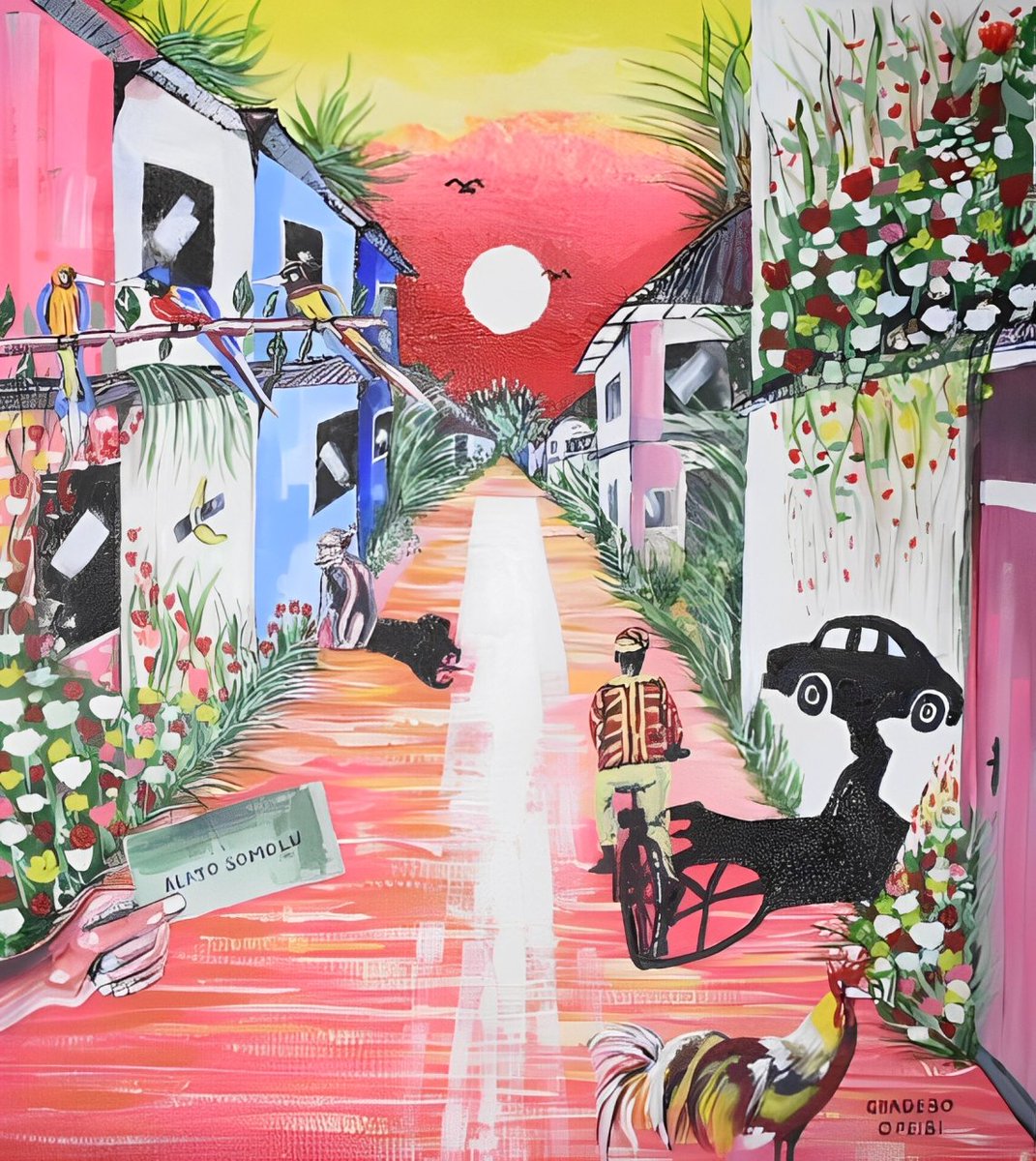 My New Painting "BABA ALAJO SOMOLU", Let me tell you the Story of Baba ...