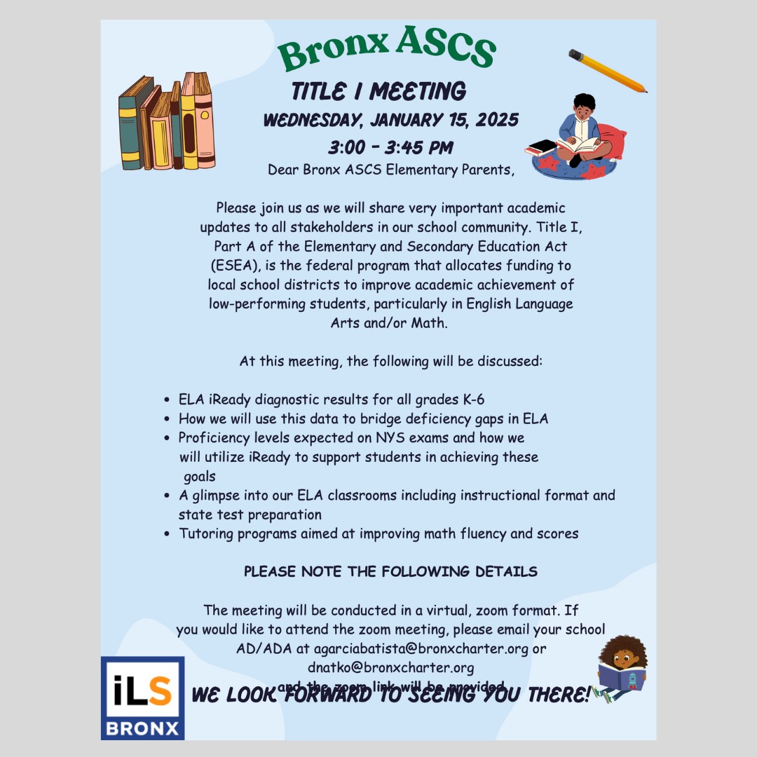 Bronx Arts & Science Charter School – iLearn Schools