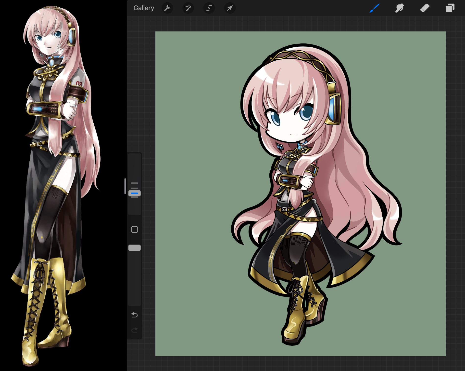 Vocaloid Characters Chibi Luka BEST OF VOCALOID #5: MEGURINE LUKA!!!