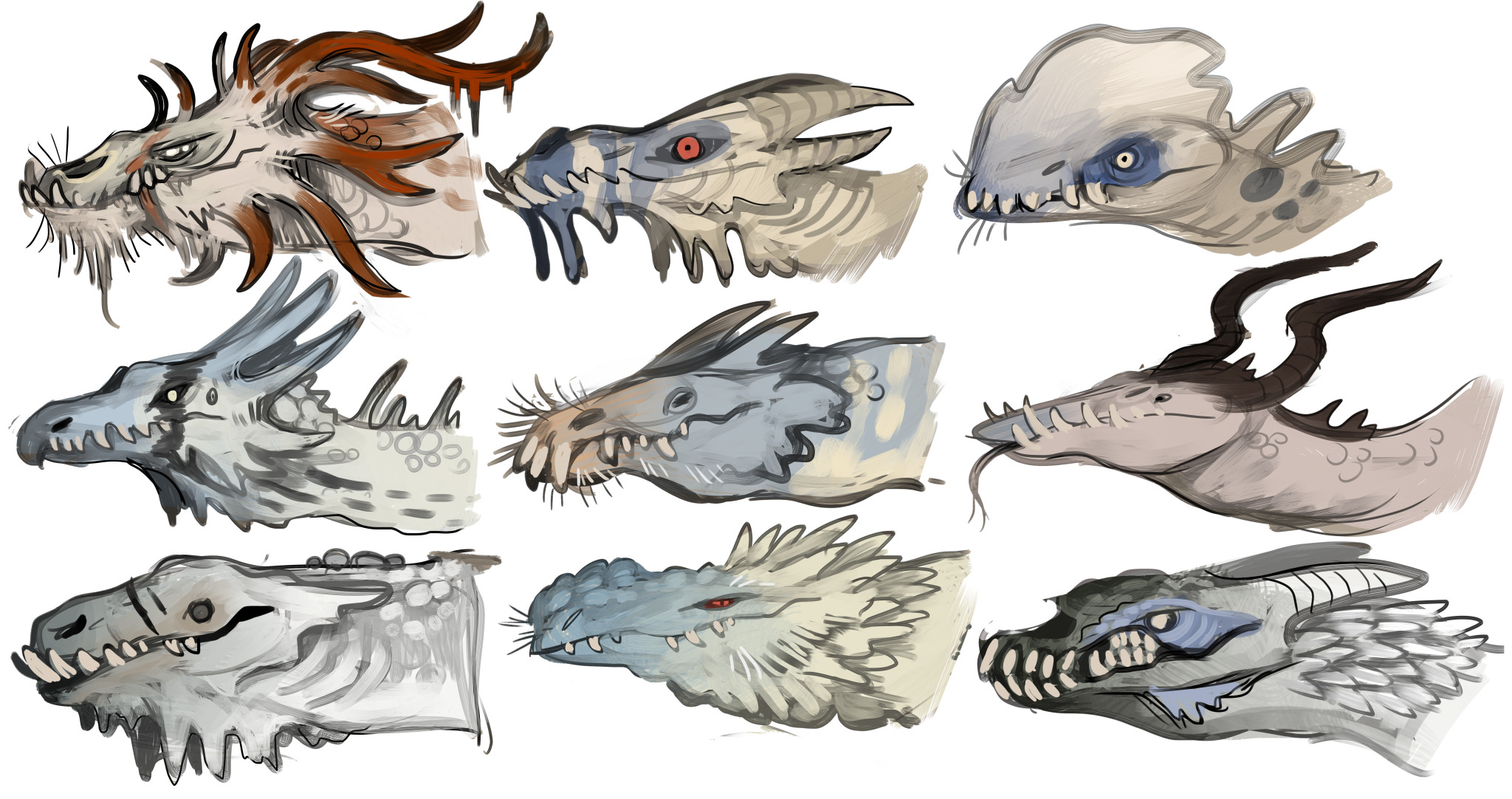 Dragon Head Concept Art