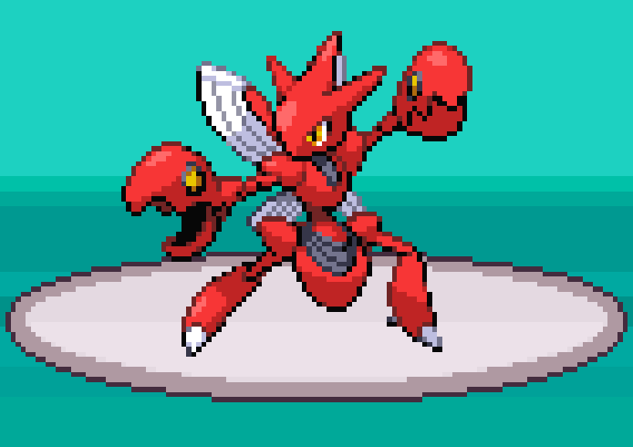 Shiny Scizor Sprite