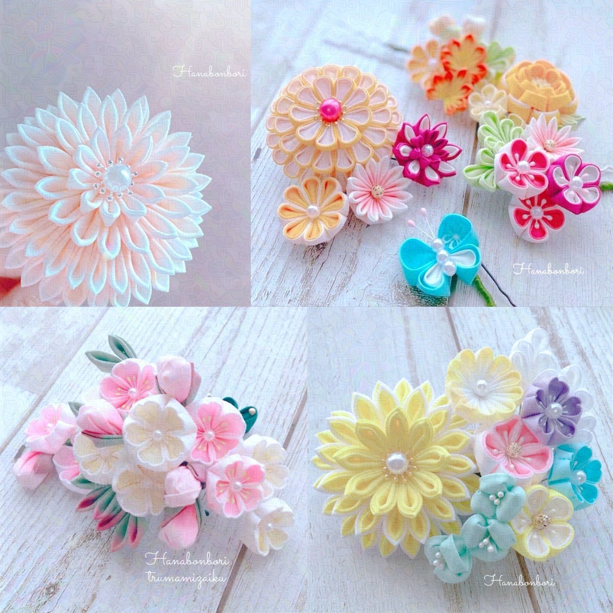 彩*つまみ細工 ❀ オーダーメイド随時受付中。お気軽にご相談 彩*つまみ細工 ❀ オーダーメイド随時受付中。お気軽にご相談