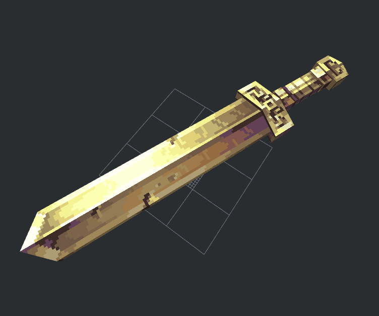Gold Sword Minecraft Pixel Art Sword Flashing Pixel Purple, Green