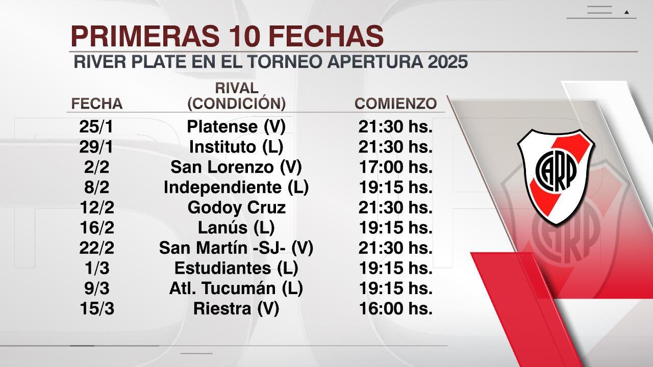 River Plate in English on X Here is the upcoming fixture list GMT 3 https t Sb994dFKRt X