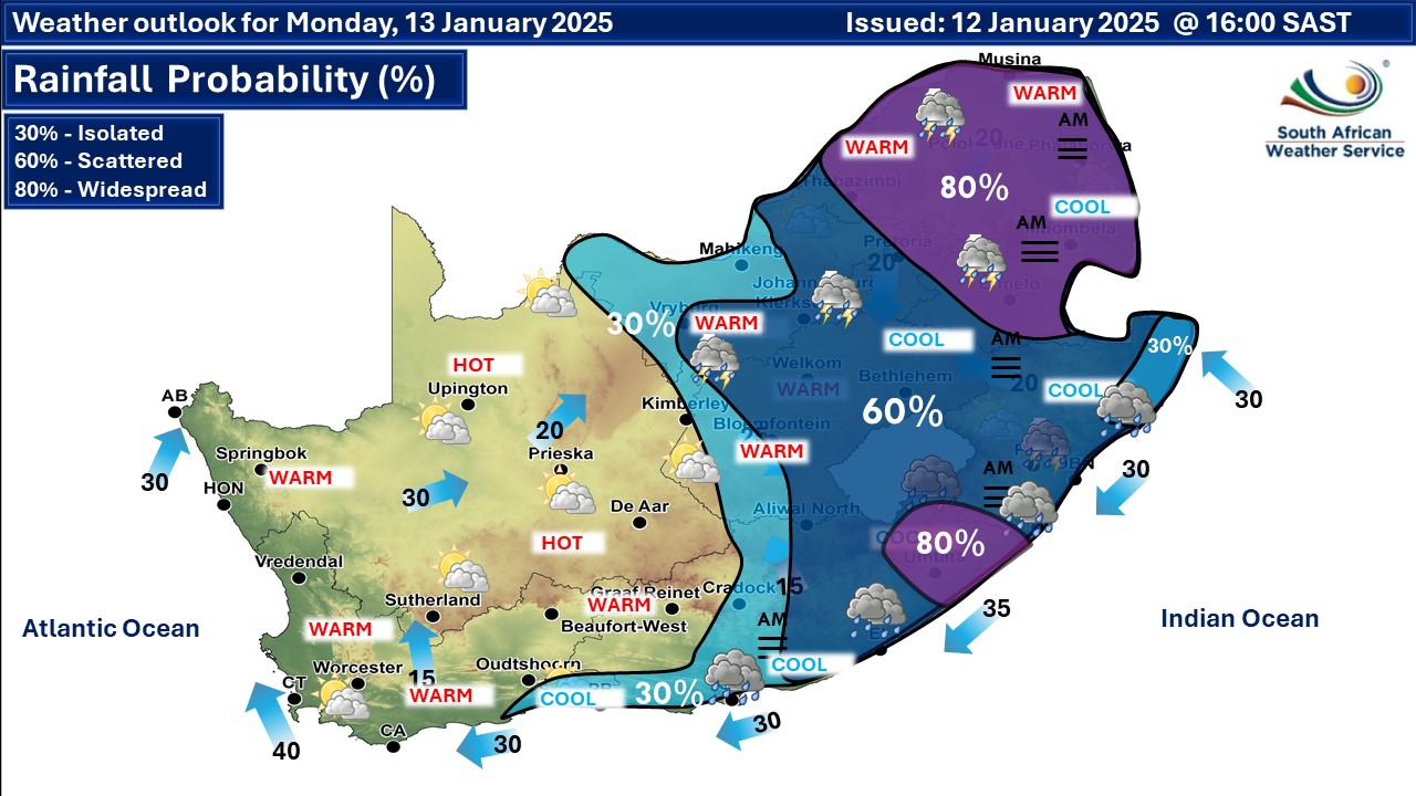 Weather Maps South Africa South Africa June Weather 2026: Forecast And