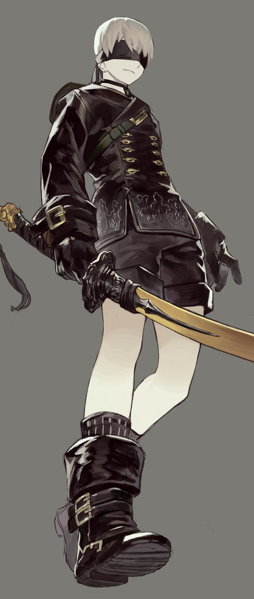 ヨルハ九号S型 「9s」|P / Brush onのイラスト