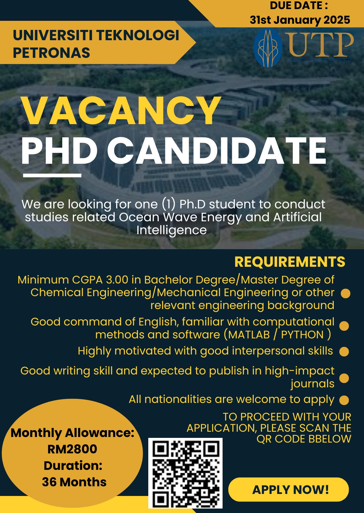 Universiti Teknologi Petronas Chemical Engineering