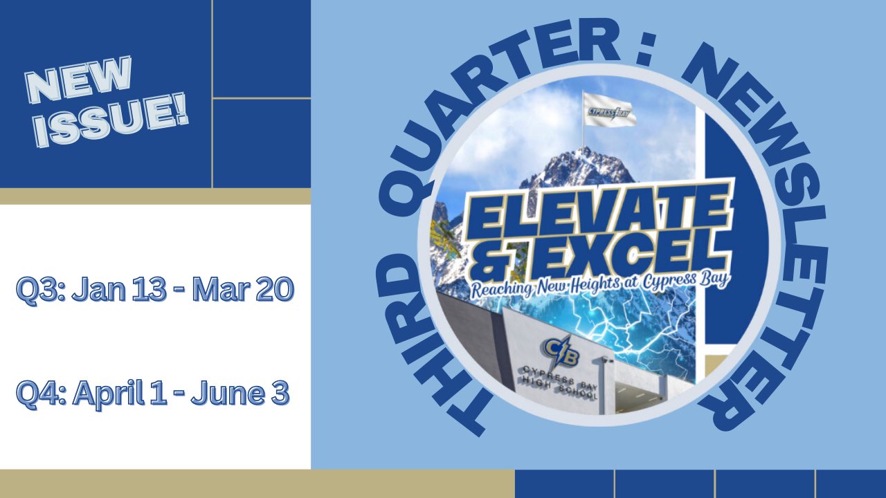 Cypress Bay Logo Dr. Kassandra Fried Principal CBHS On X: "Cypress